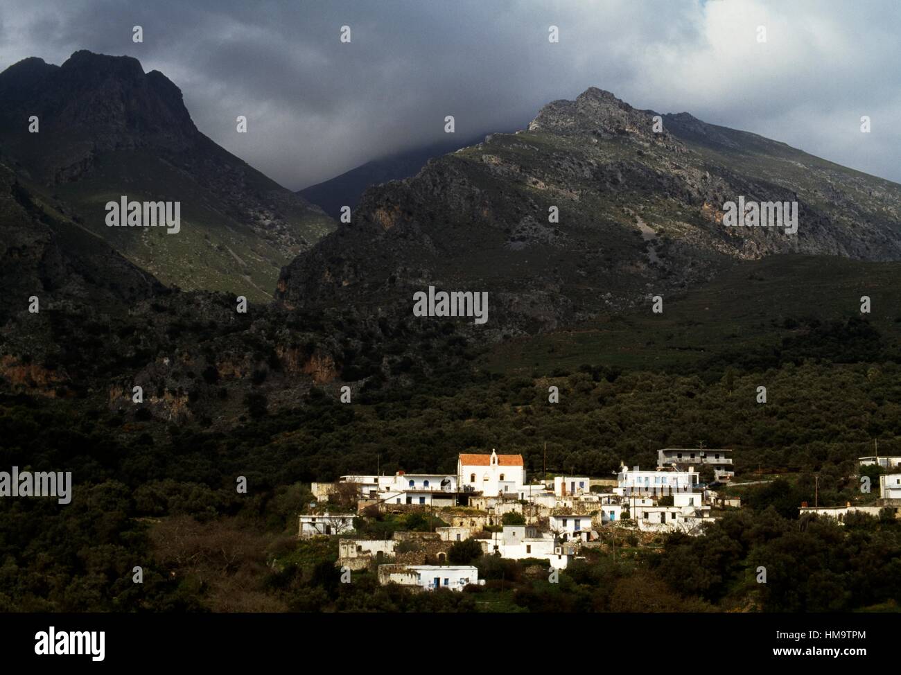 The village of Argoules, Crete, Greece Stock Photo - Alamy