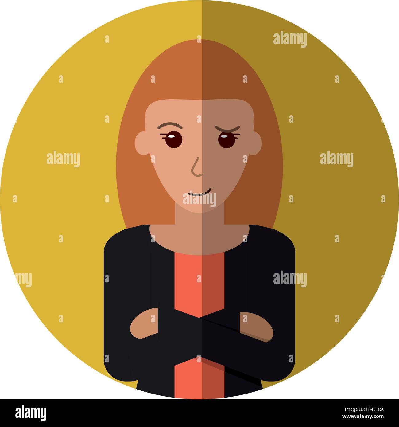 Shadow woman arms Stock Vector Images - Alamy