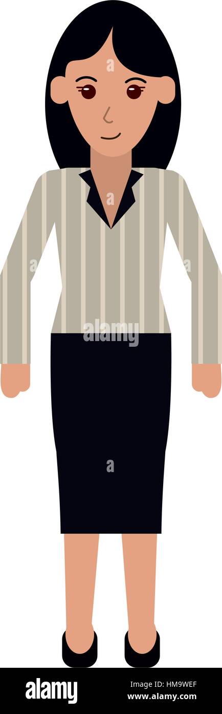 Woman business suit detail Stock Vector Images - Alamy