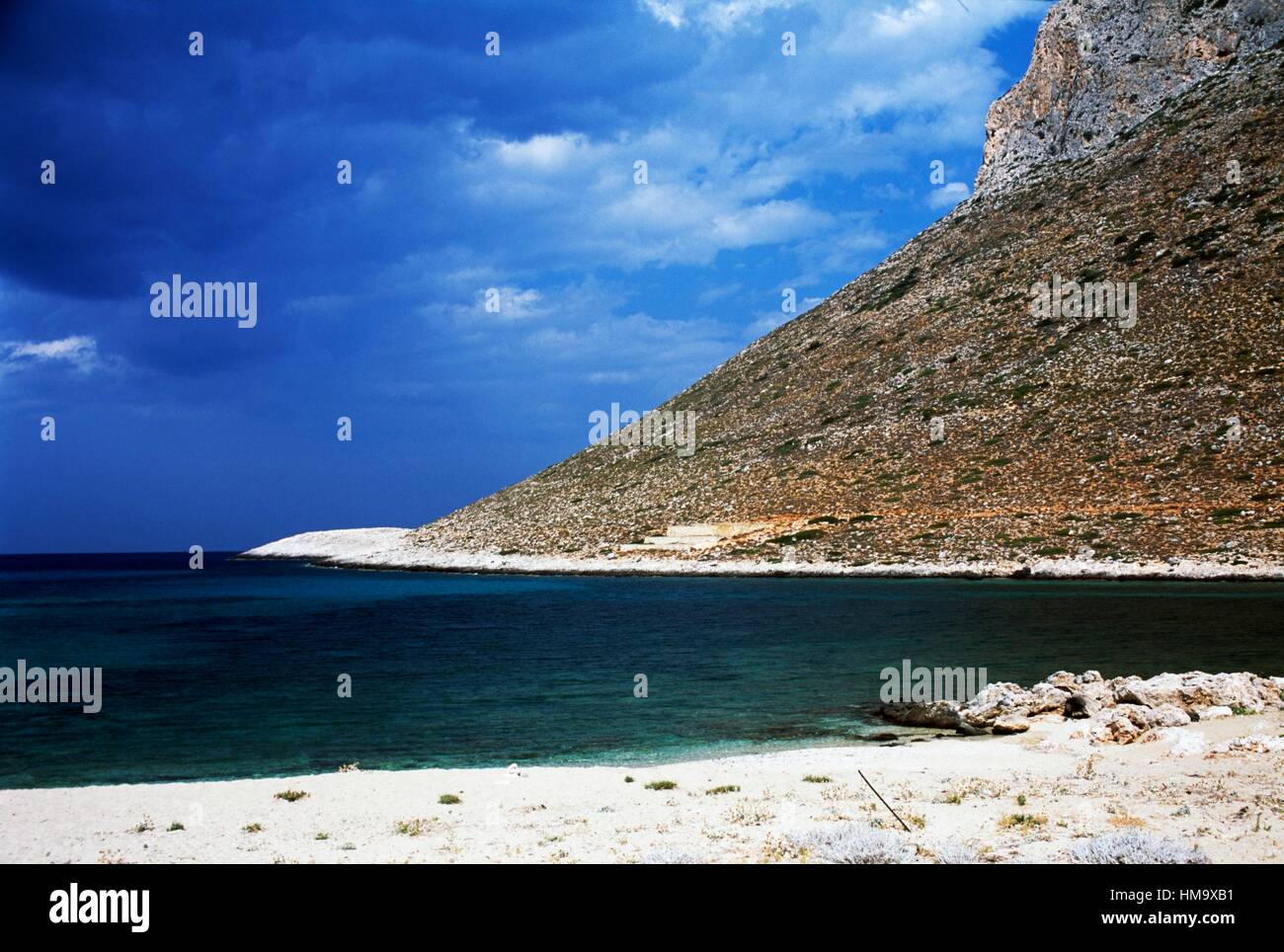 The so-called Zorba's mountain, Stavros, Crete, Greece Stock Photo - Alamy