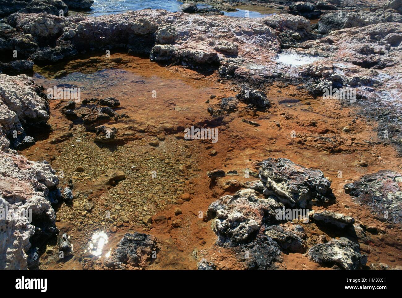 Salt water pool, Xerokampos, Crete, Greece Stock Photo - Alamy