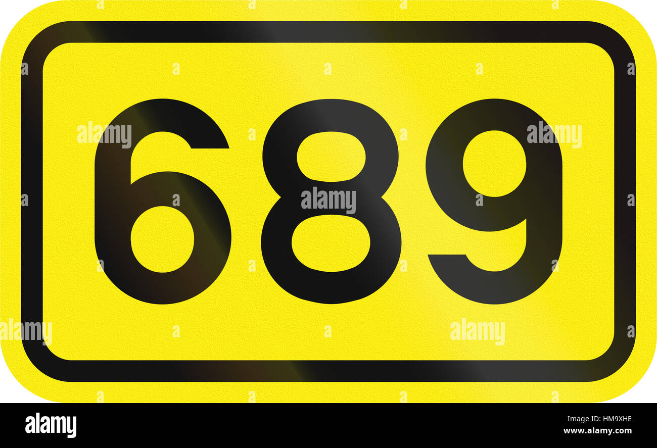 Number 689 hi-res stock photography and images - Alamy