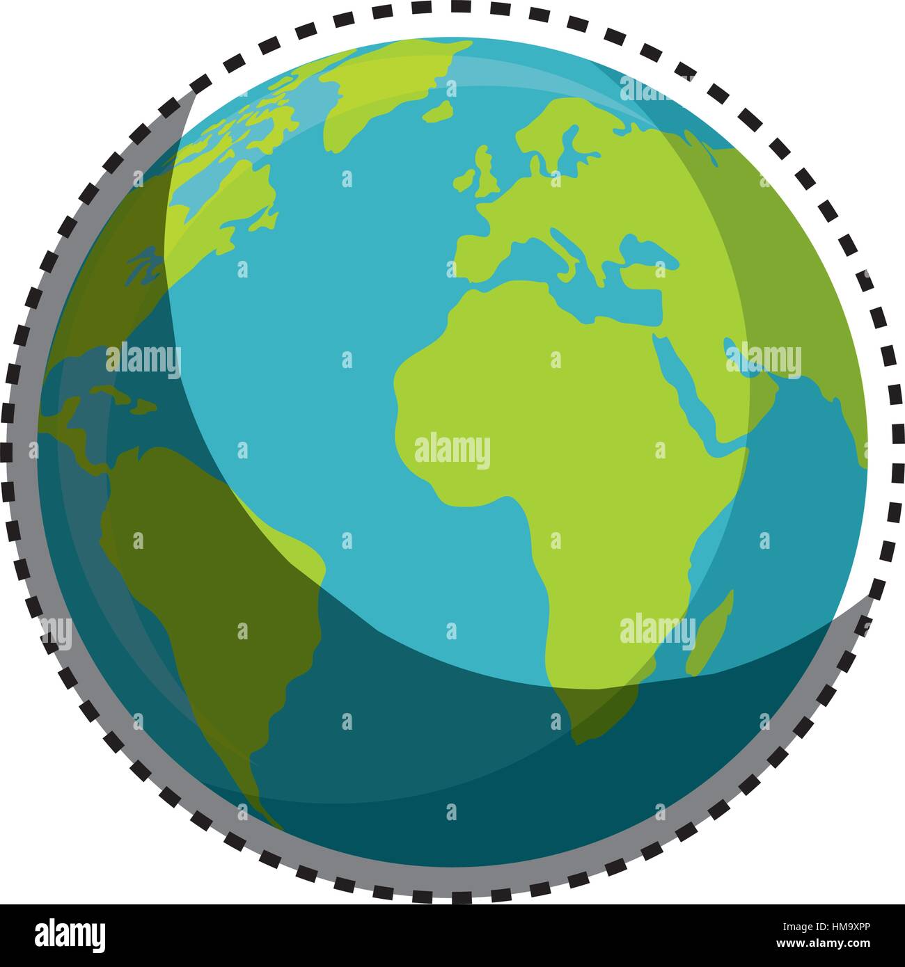 Planet earth of the solar system vector illustration design Stock ...