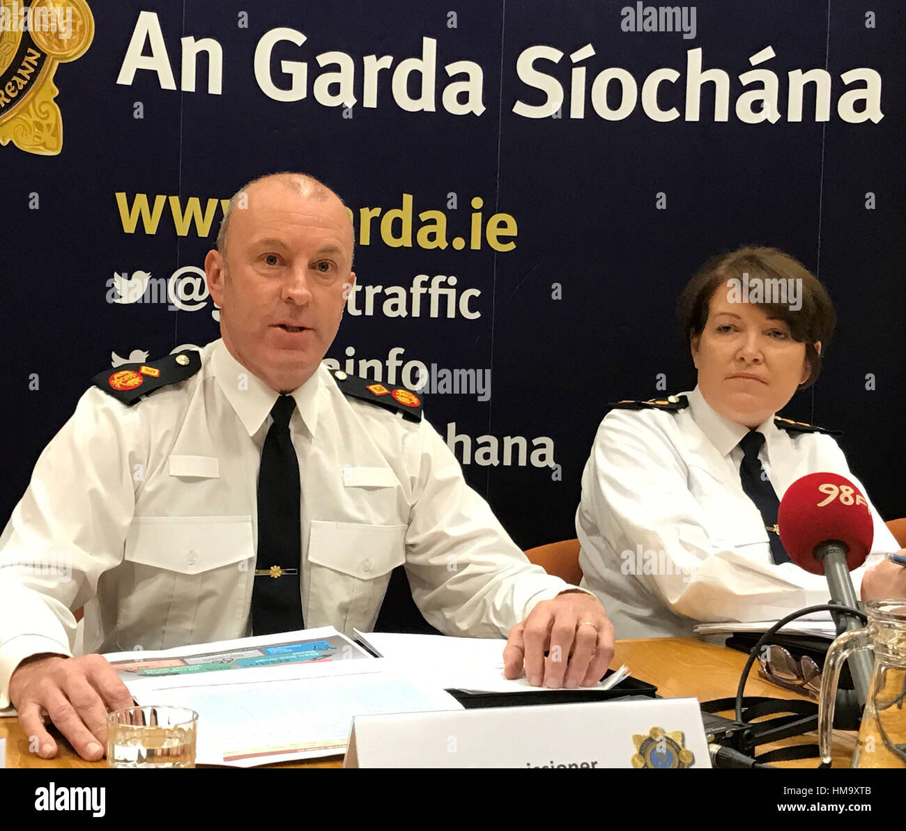Garda Commissioner Noirin O'Sullivan and Deputy Commissioner John ...