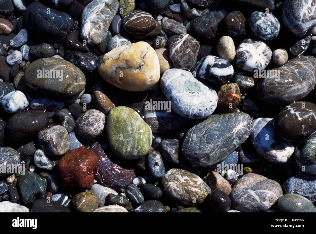 Coloured stones, Crete, Greece Stock Photo - Alamy