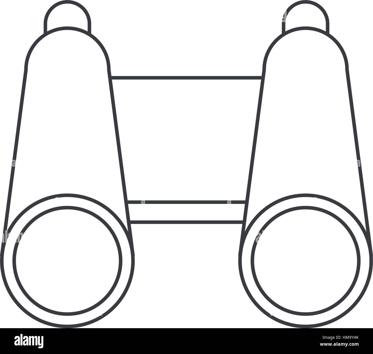 Binocular shape Stock Vector Images - Alamy