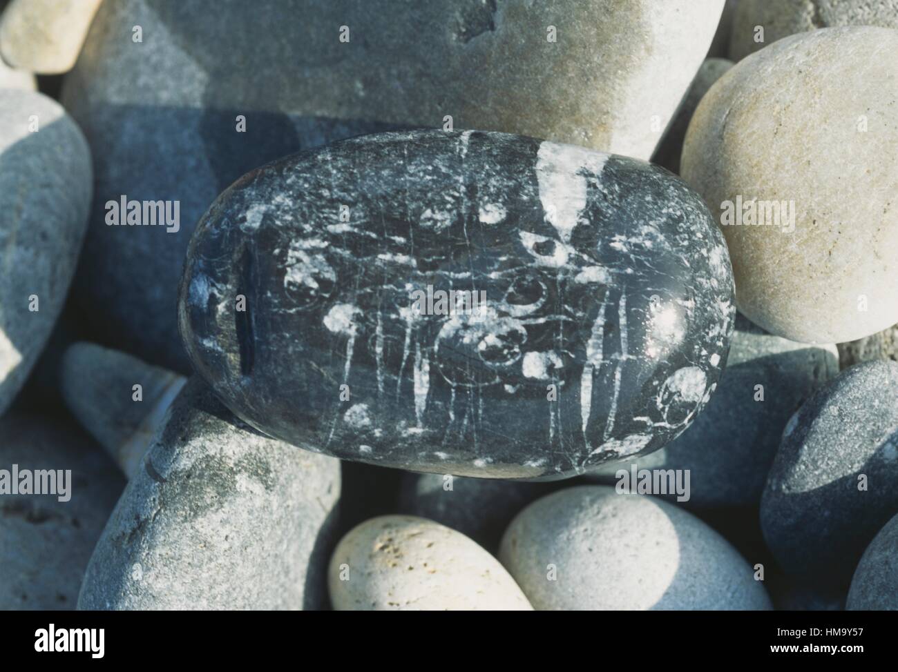 Black white rock crete hi-res stock photography and images - Alamy