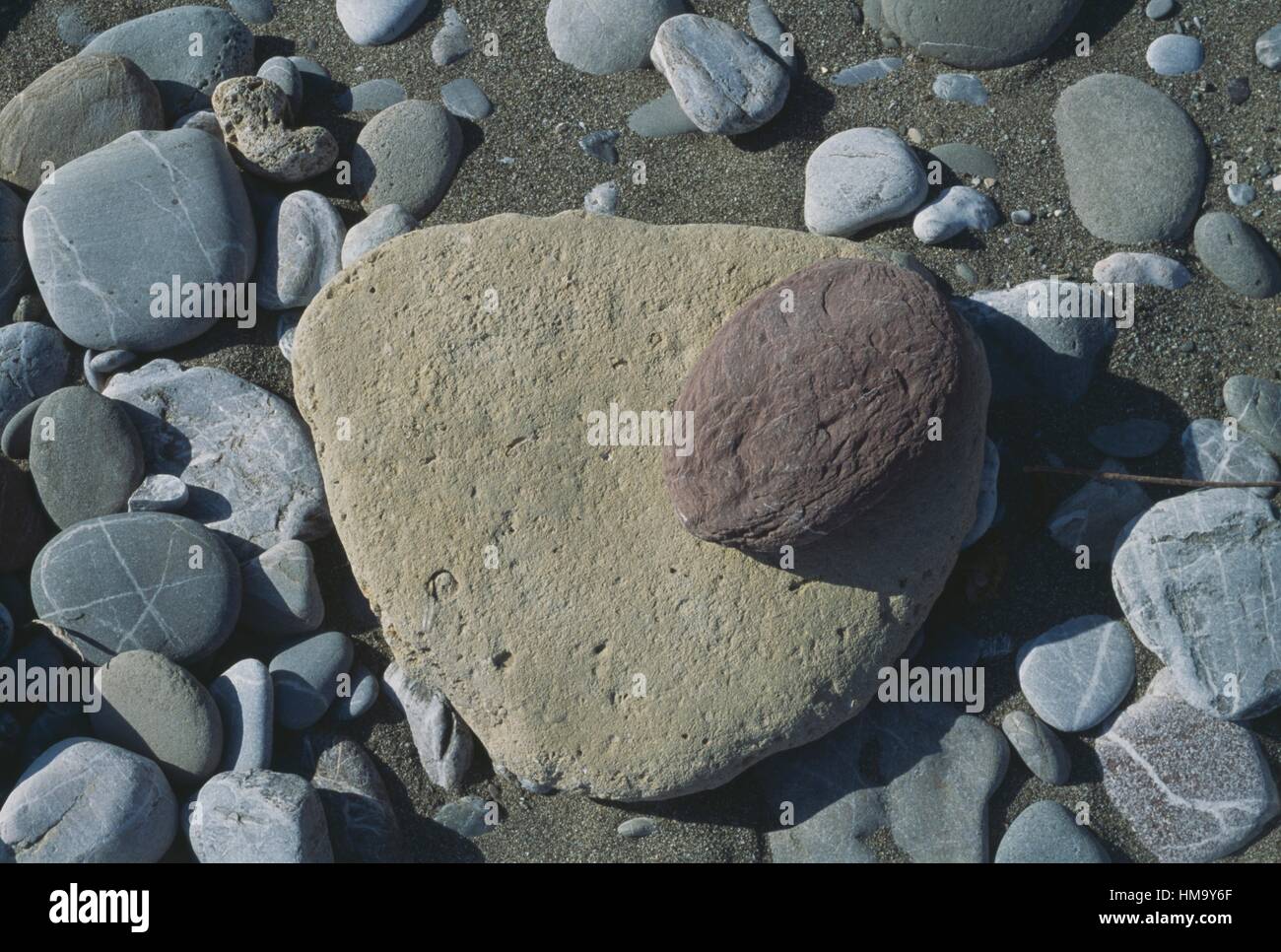 Coloured stone and rock, Crete, Greece Stock Photo - Alamy