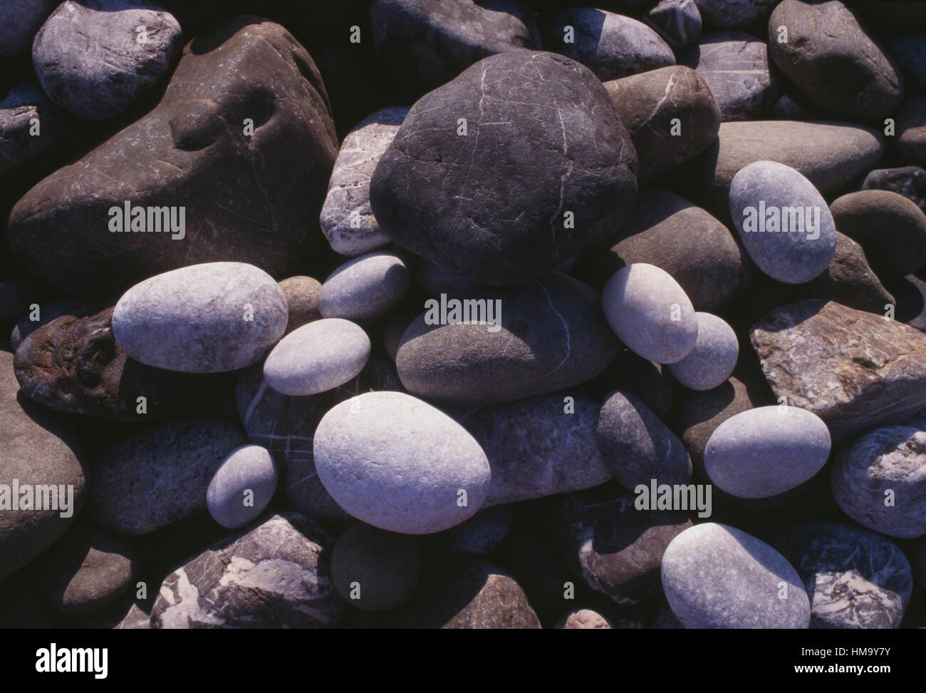 Black and grey rocks, Crete, Greece Stock Photo - Alamy