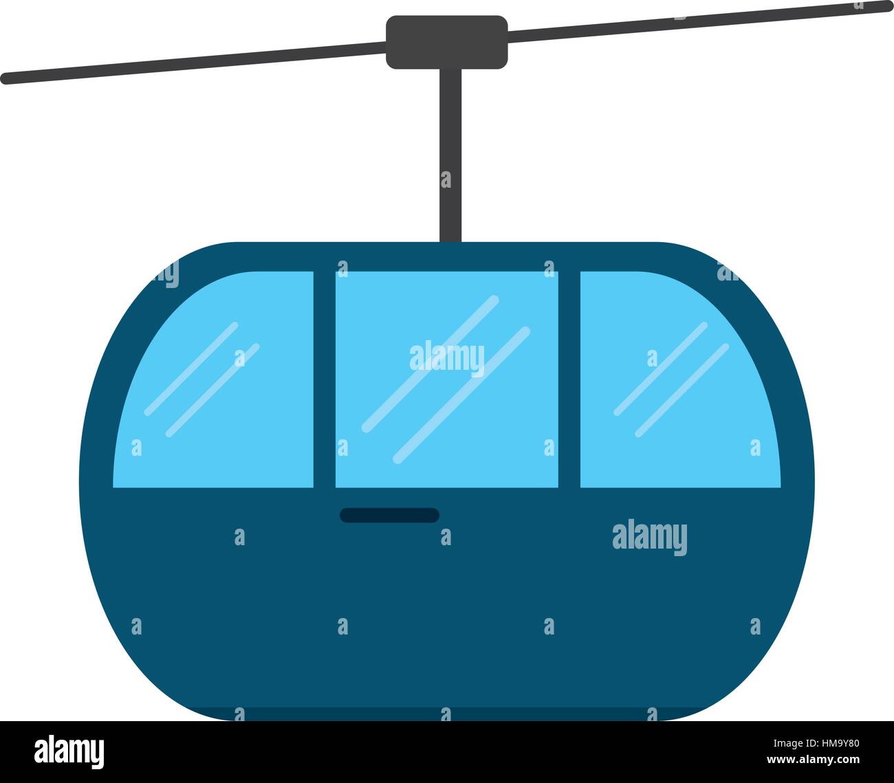 Steel cable car Stock Vector Images - Alamy