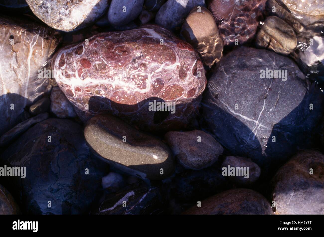 Mottled rock and stone with lines, Crete, Greece Stock Photo - Alamy