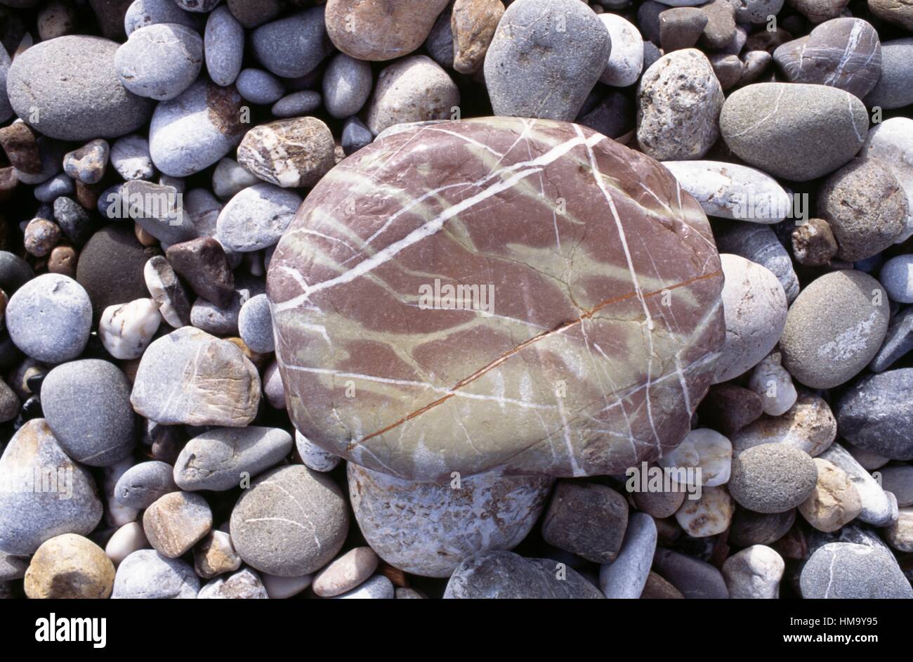 Mottled rock with lines, Agia Galini, Crete, Greece Stock Photo - Alamy