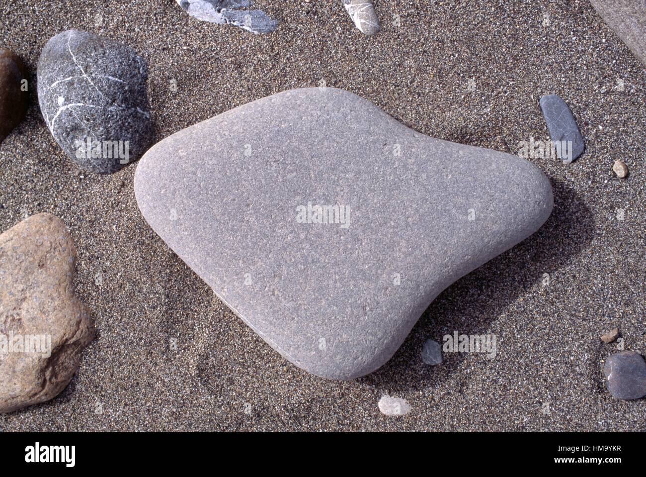 Rocks on the sand, Crete, Greece Stock Photo - Alamy