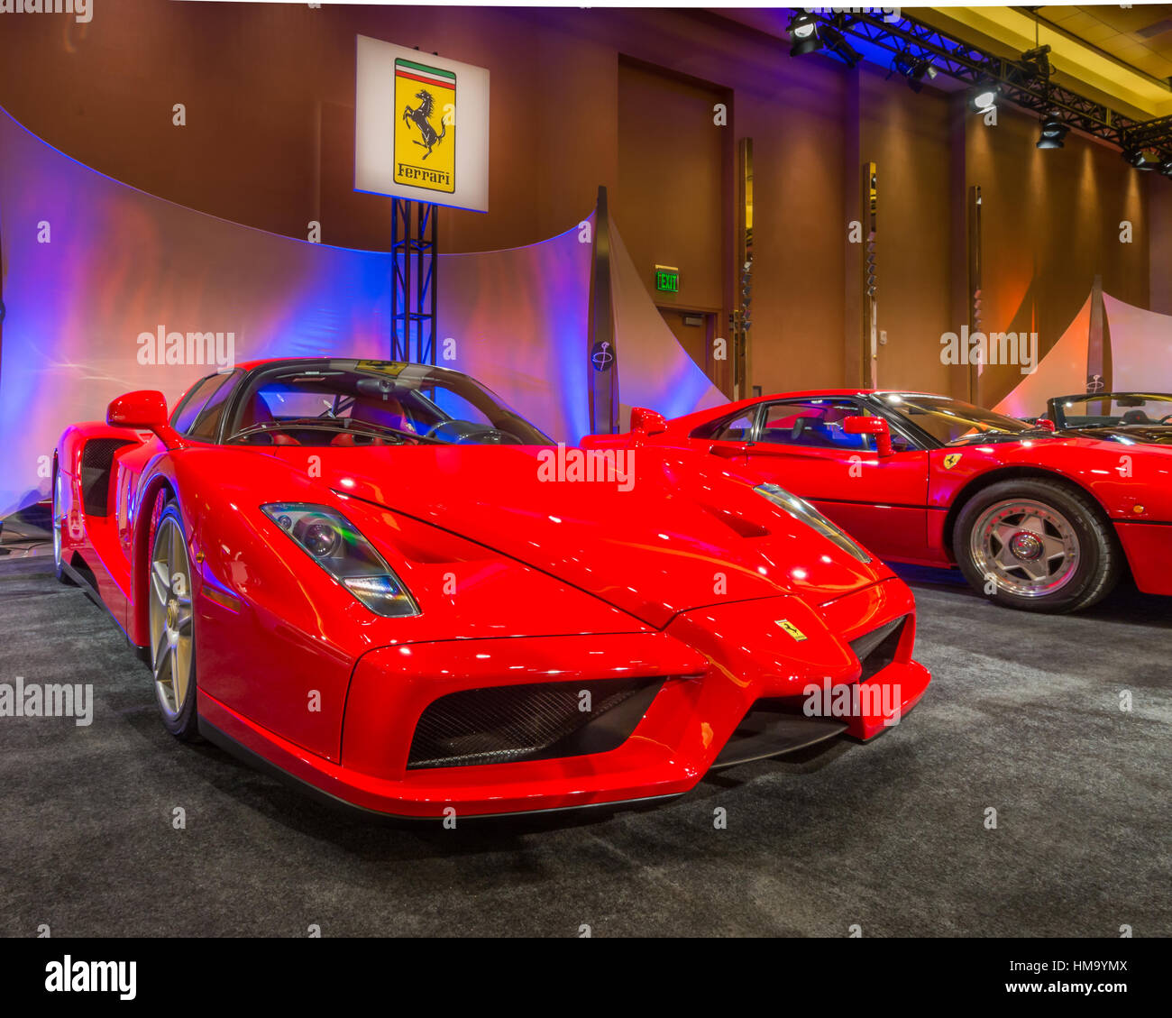 Ferrari Enzo at The Gallery, an event sponsored by the North American ...