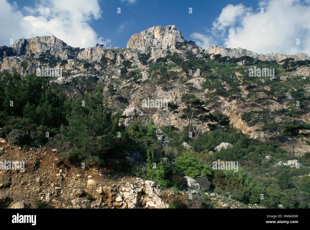 Rocky landscape, Karpathos island, Greece Stock Photo - Alamy