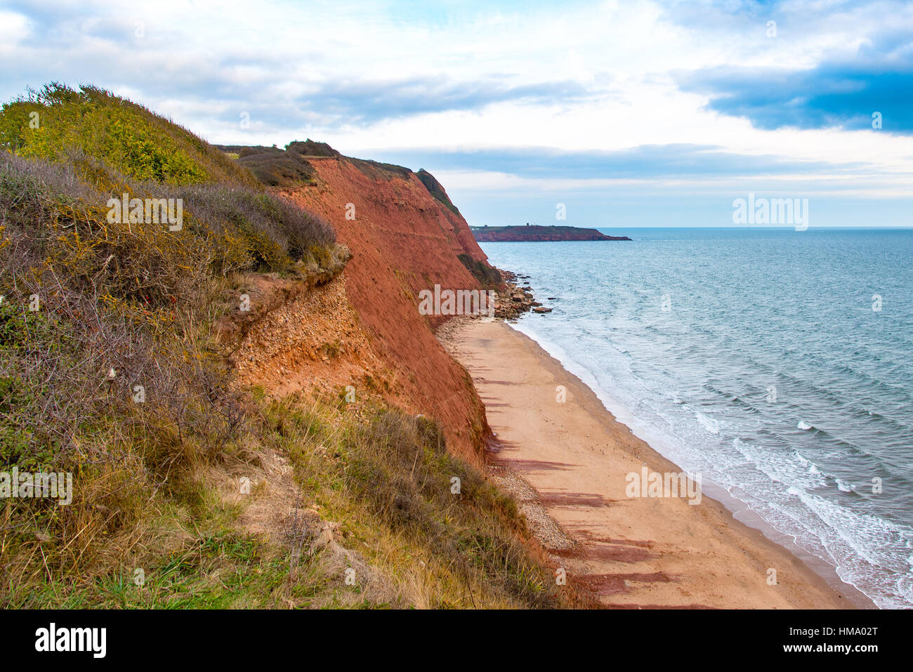 The Tidal Beach between Orcombe Point and Sandy Bay, near Exmouth ...