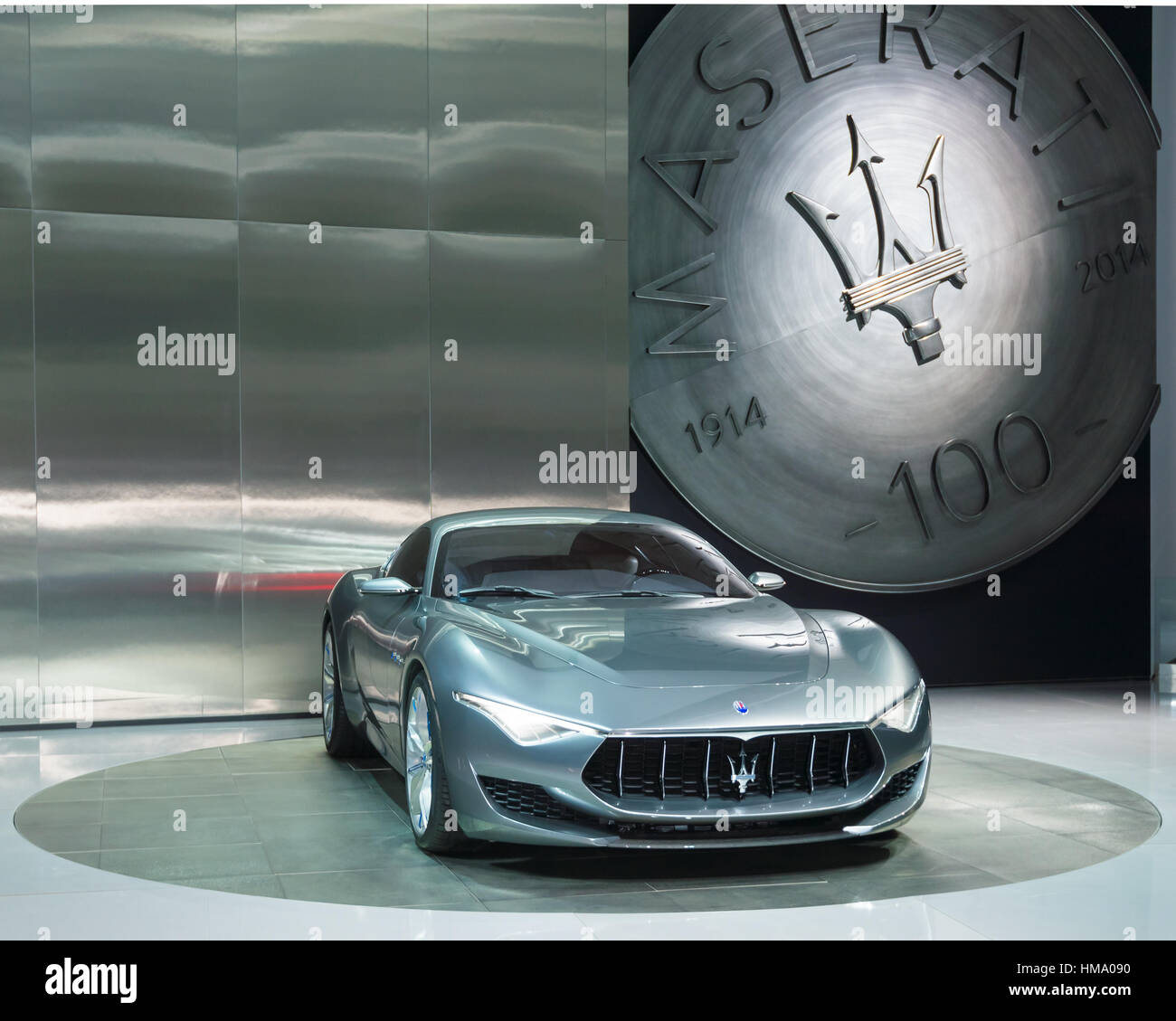 Maserati Alfieri Concept at the North American International Auto Show ...