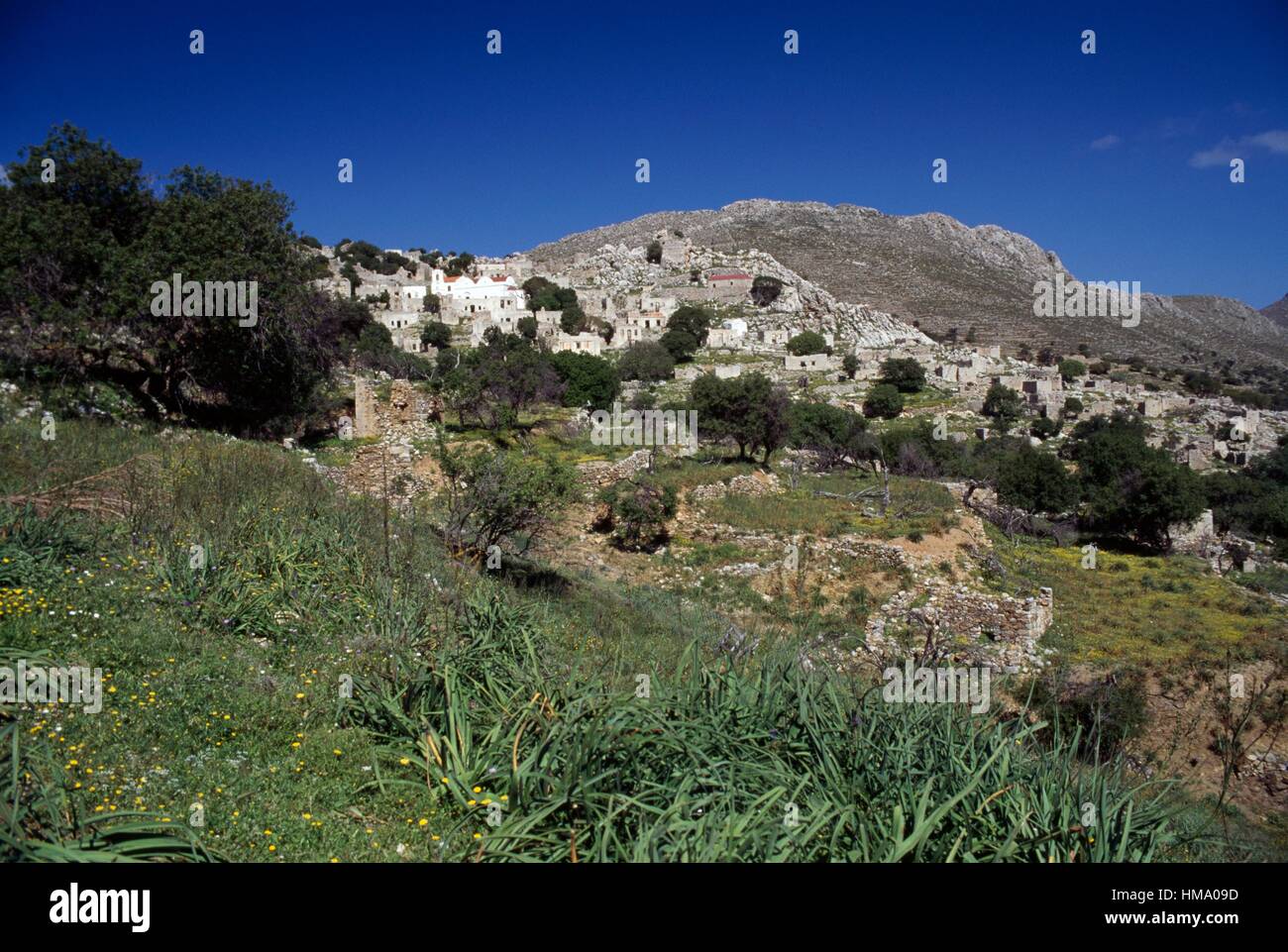 Landscape micro horio village hi-res stock photography and images - Alamy