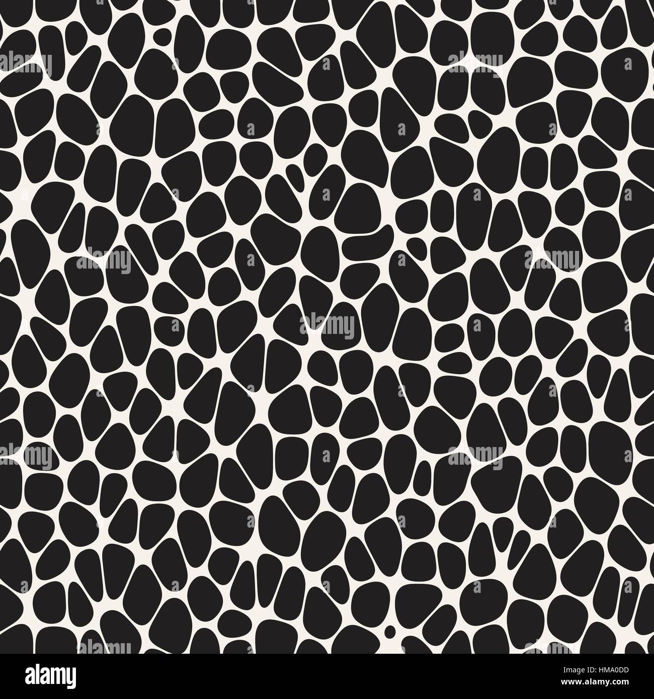 Organic Irregular Rounded Jumble Shapes. Abstract Geometric Background ...