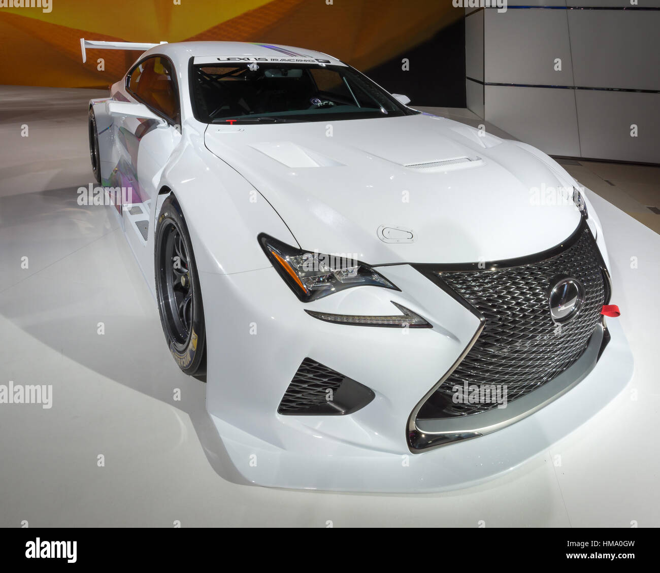 Lexus RC F GT3 concept racecar at the North American International Auto ...