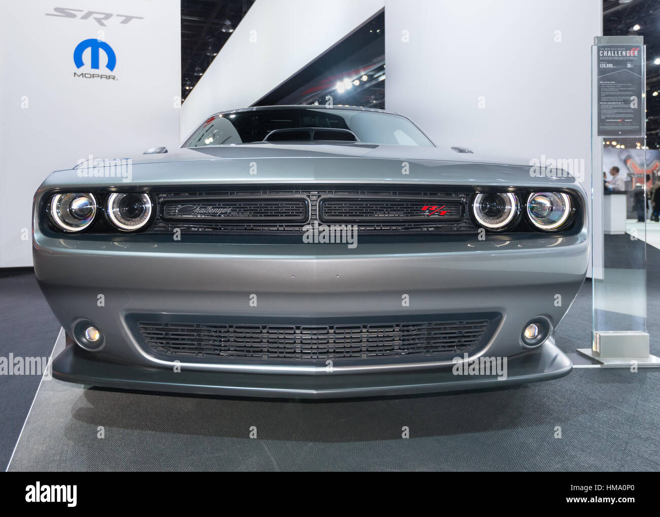 Dodge Challenger R/T car at the North American International Auto Show ...