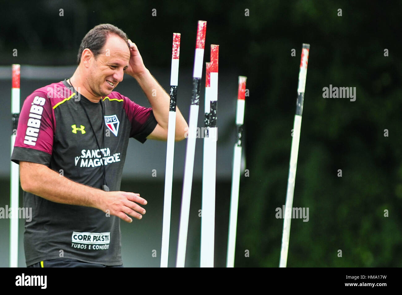 SÃO PAULO, SP - 01.02.2017: TREINO DO SPFC - Rogério Ceni during ...