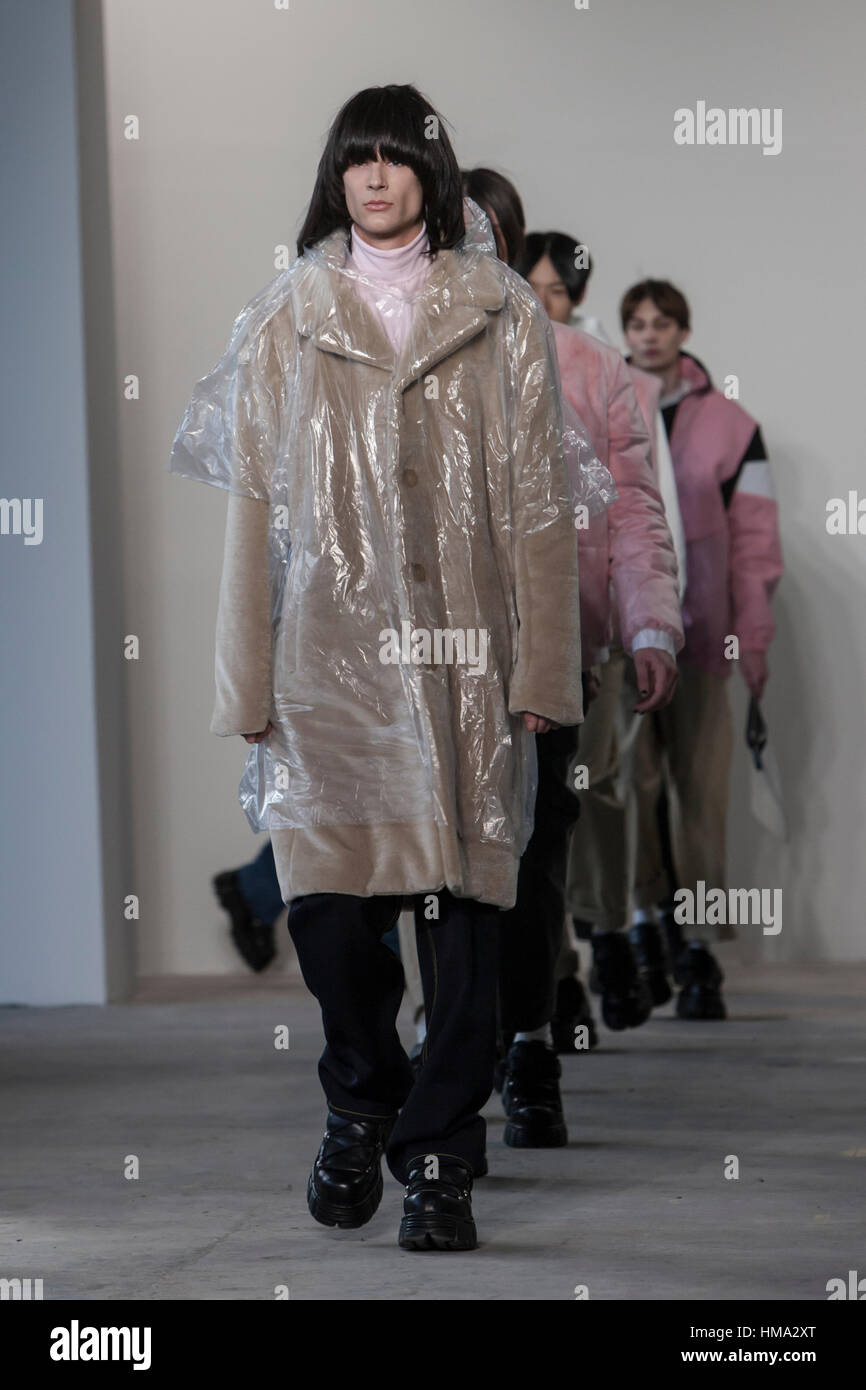 New York, USA. 1st February 2017. Patrik Ervell Fall Winter 2017 runway ...