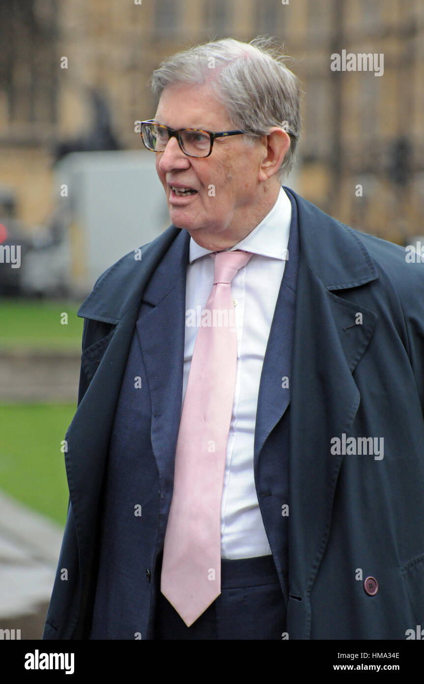 London, UK. 1st February 2017. Sir William Nigel Paul Cash, known as ...