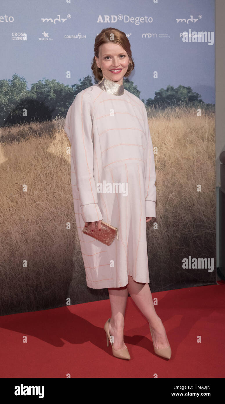 Berlin, Germany. 1st Feb, 2017. The actress Karoline Schuch arrives for ...