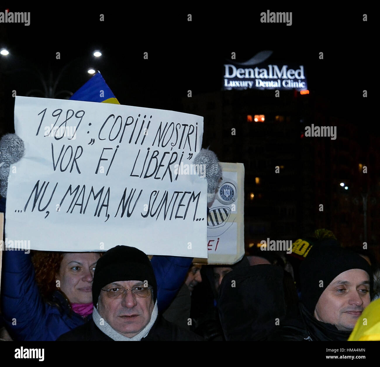 Romania 1989 protest hi-res stock photography and images - Alamy