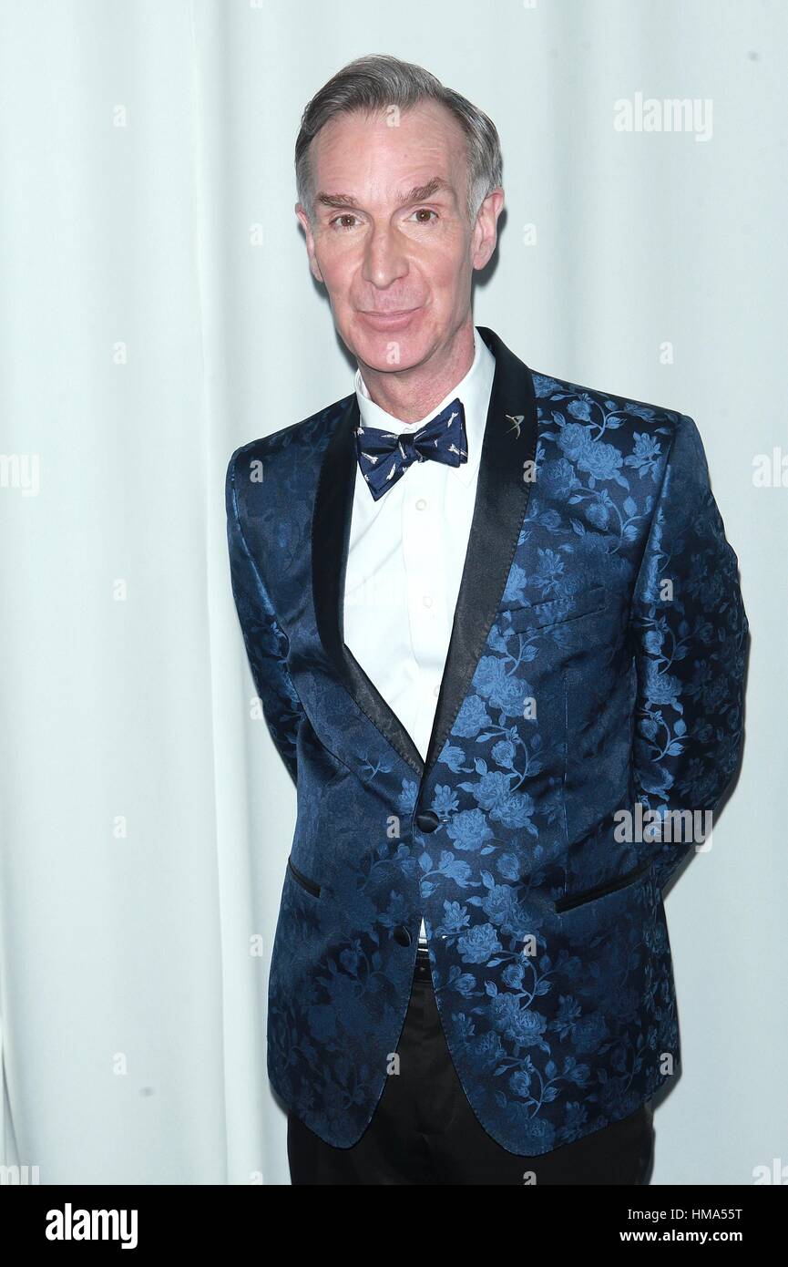 New York City, USA. 1st Feb, 2017. Bill Nye at The Blue Jacket Fashion ...