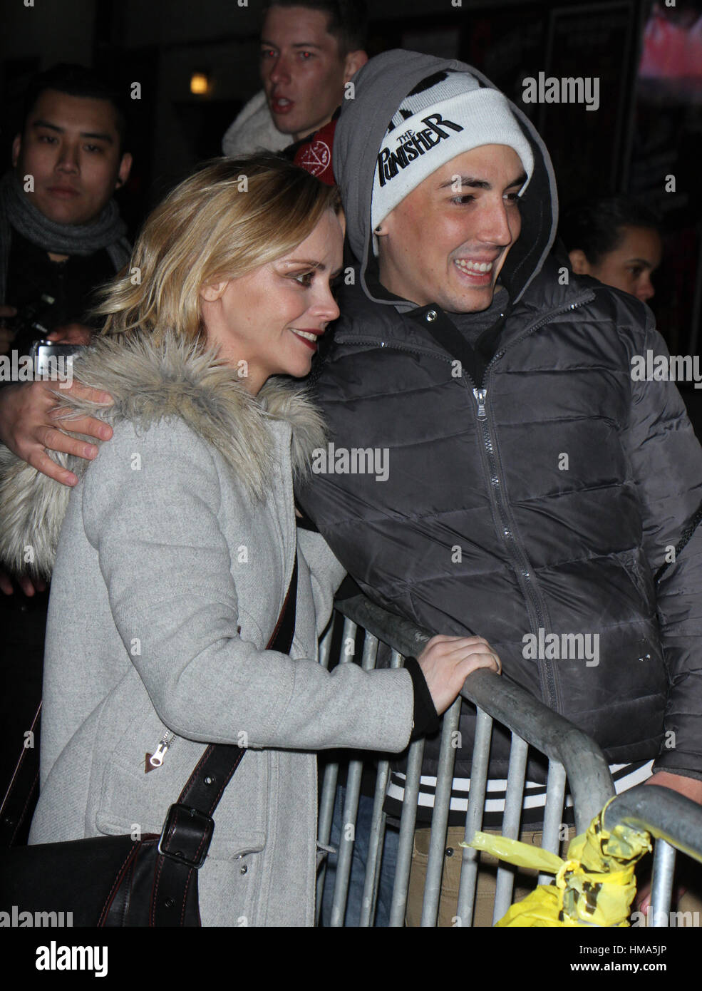 New York, USA. 1st Feb, 2017. Christina Ricci spotted leaving 'The Late ...