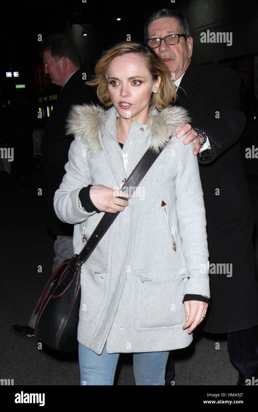 New York, USA. 1st Feb, 2017. Christina Ricci spotted leaving 'The Late ...