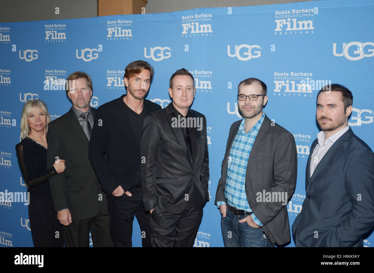 Santa Barbara, USA. February 1st, 2017. (L-R) Musician Annie Sims, Greg ...