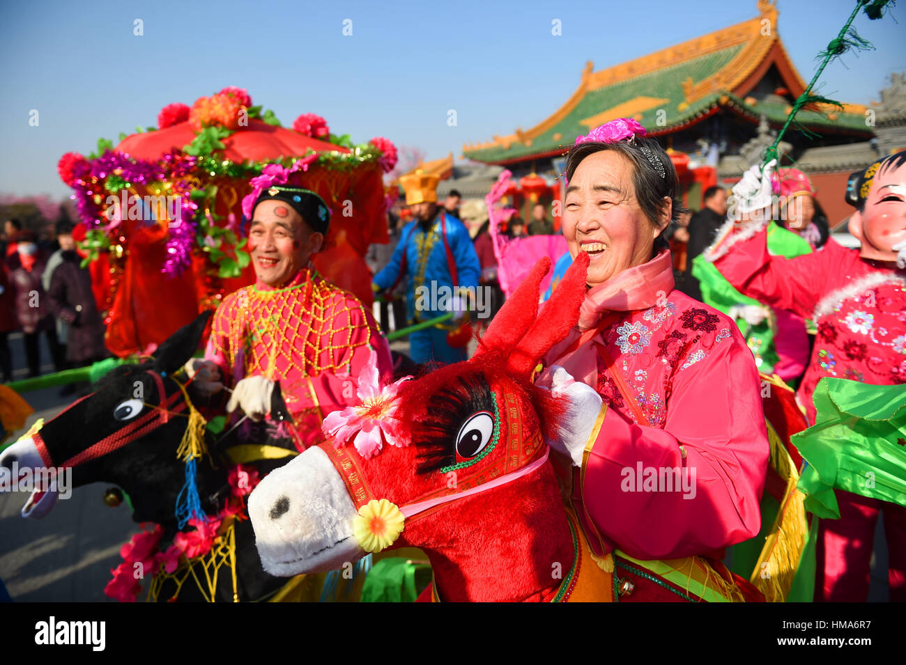 Hohhot, China's Inner Mongolia Autonomous Region. 2nd Feb, 2017. Folk ...