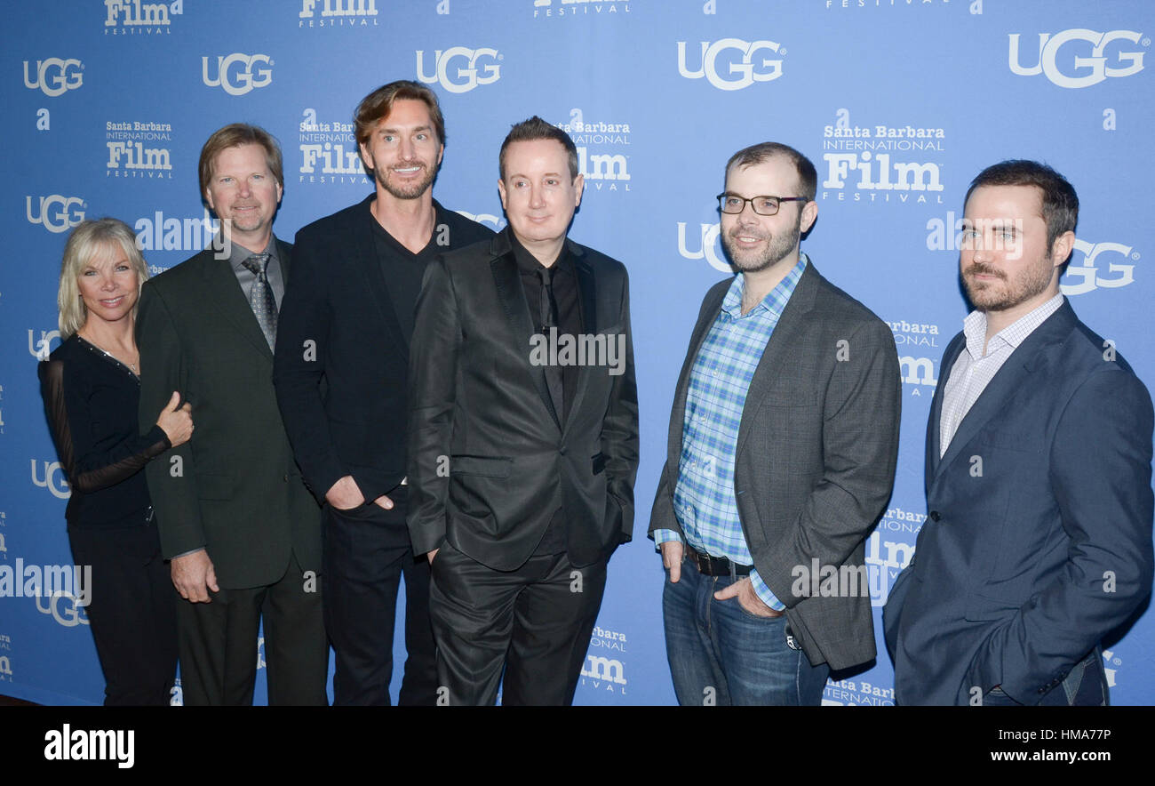 Santa Barbara, California, USA. 1st February 2017. (L-R) Musician Annie ...