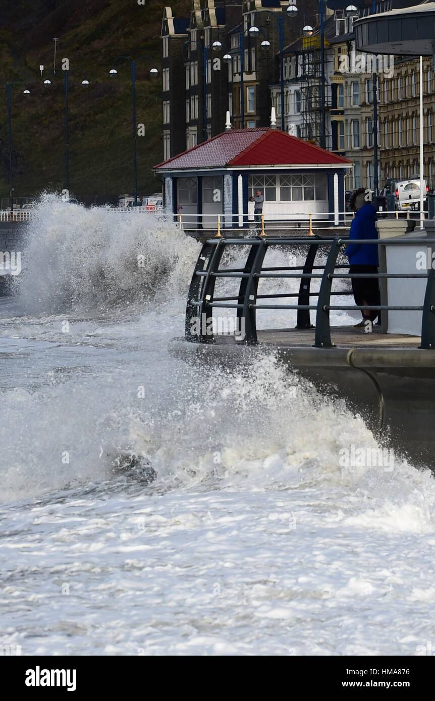 Aberystwyth Ceredigion Wales UK, Thursday 02 February 2017 UK Weather ...