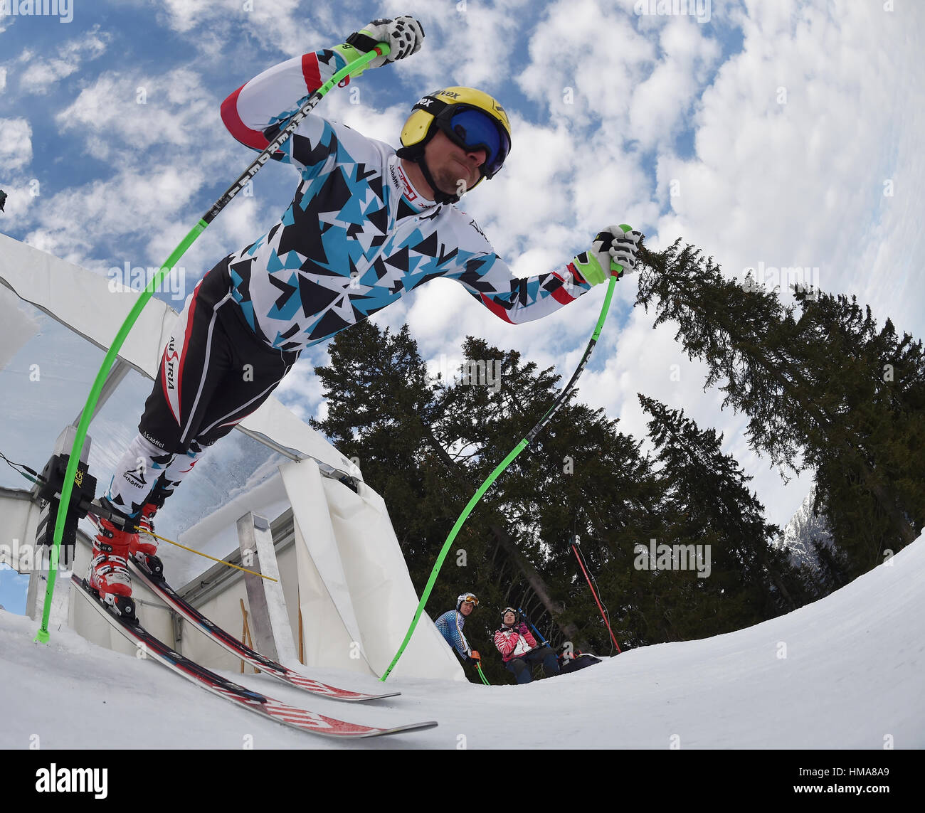 Garmisch-Partenkirchen, Germany. 02nd Feb, 2017. Austrian skier Max ...