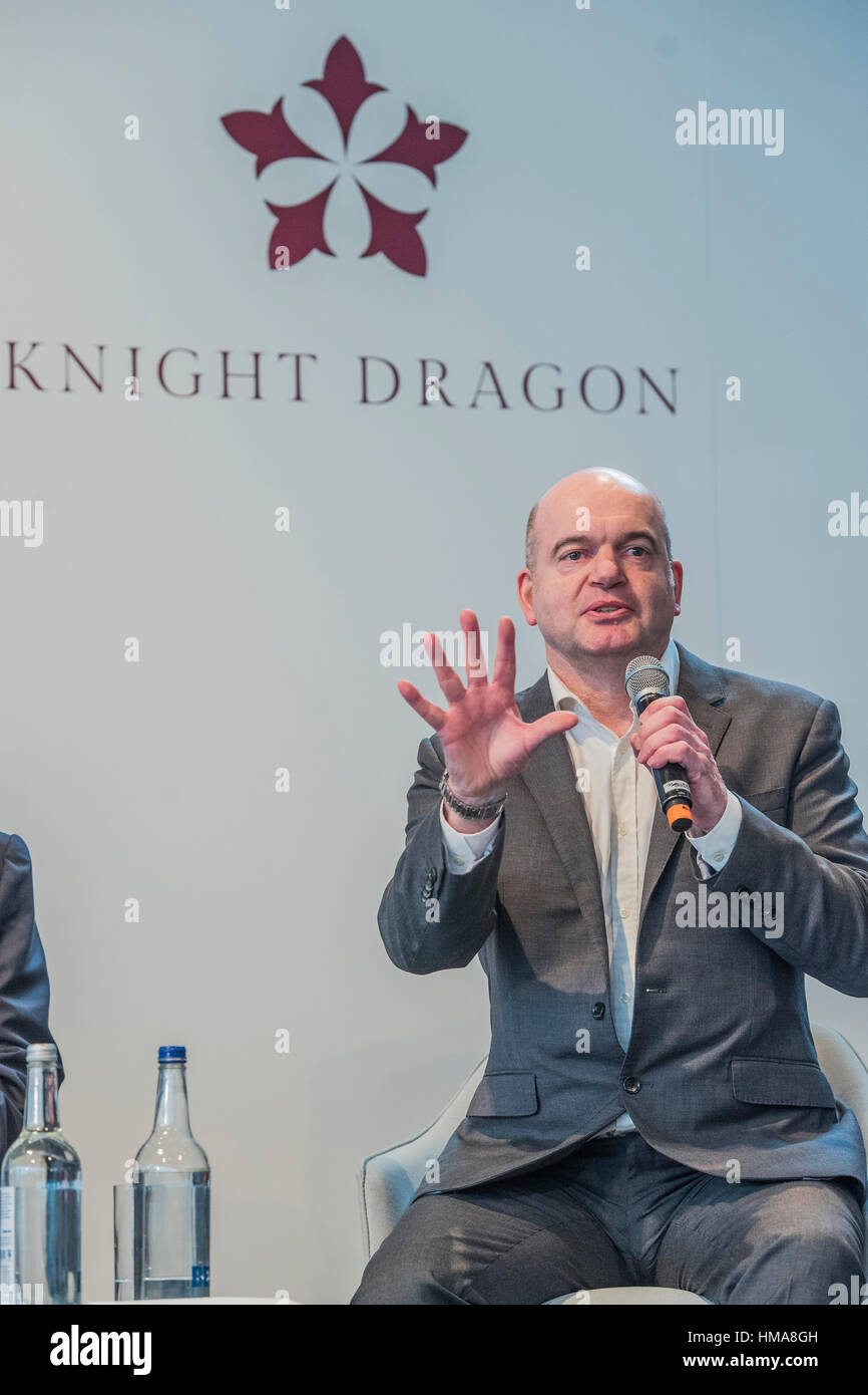 London, UK. 2nd Feb, 2017. Richard Margree of developer Knight Dragon ...