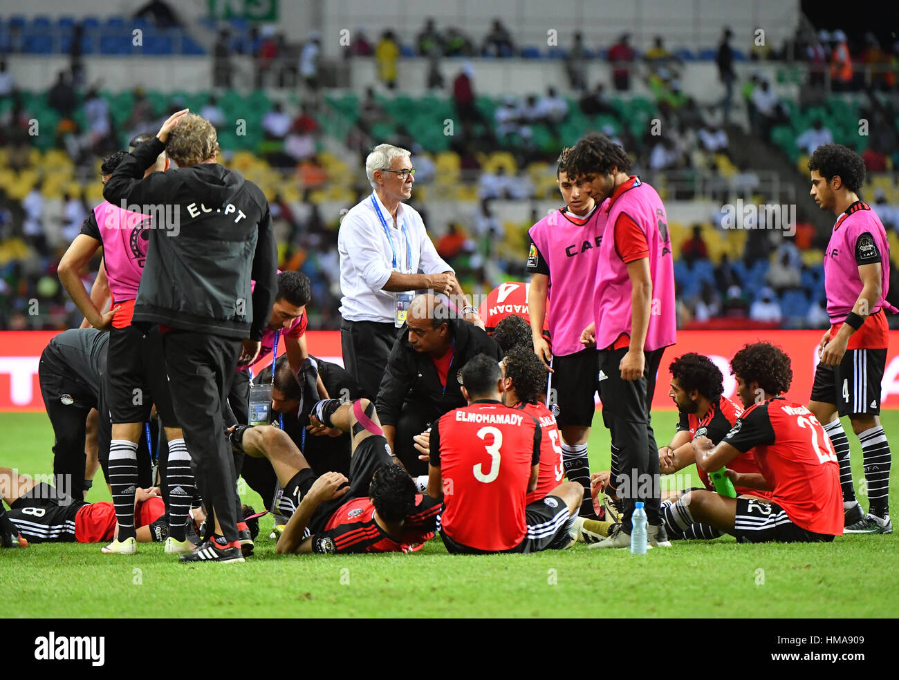 February 1st 2017, Stade de l'Amitie Gabon, Africa; Semi Final Match ...