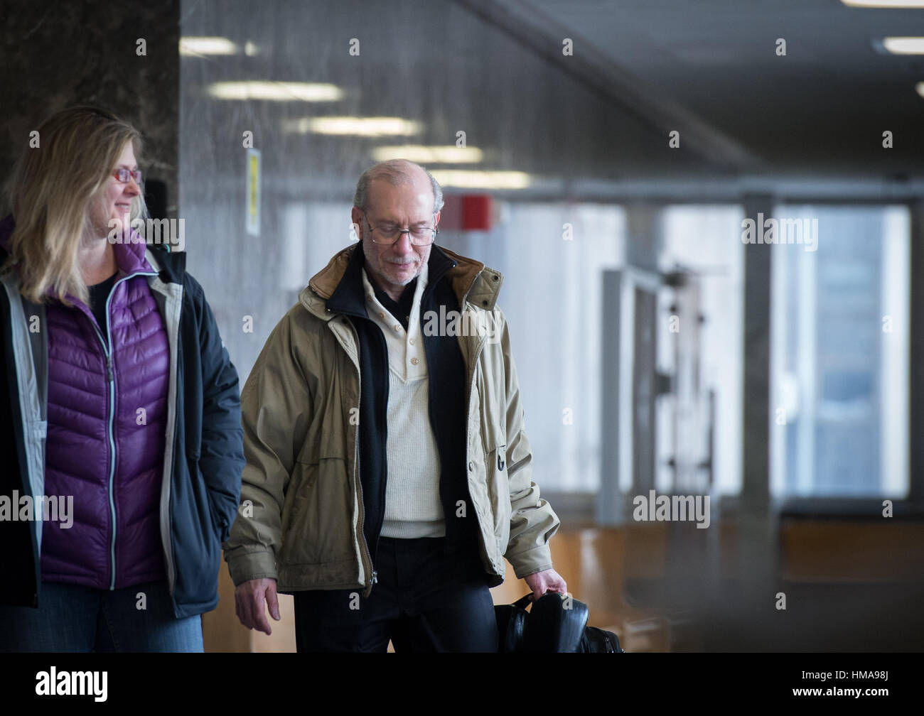 New York, NY, USA. 1st Feb, 2017. STAN PATZ arrives to the courtroom as ...