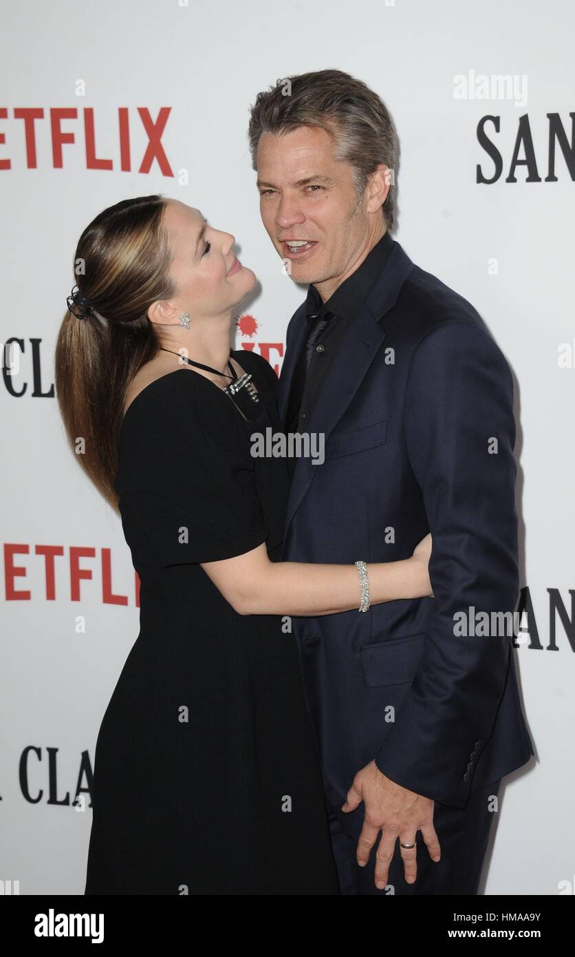 Los Angeles, California, USA. 1st Feb, 2017. Timothy Olyphant, Drew ...