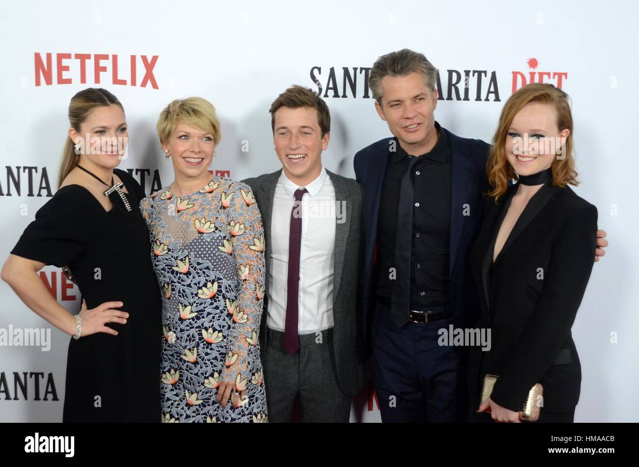 Los Angeles, CA, USA. 1st Feb, 2017. Drew Barrymore, Mary Elizabeth ...