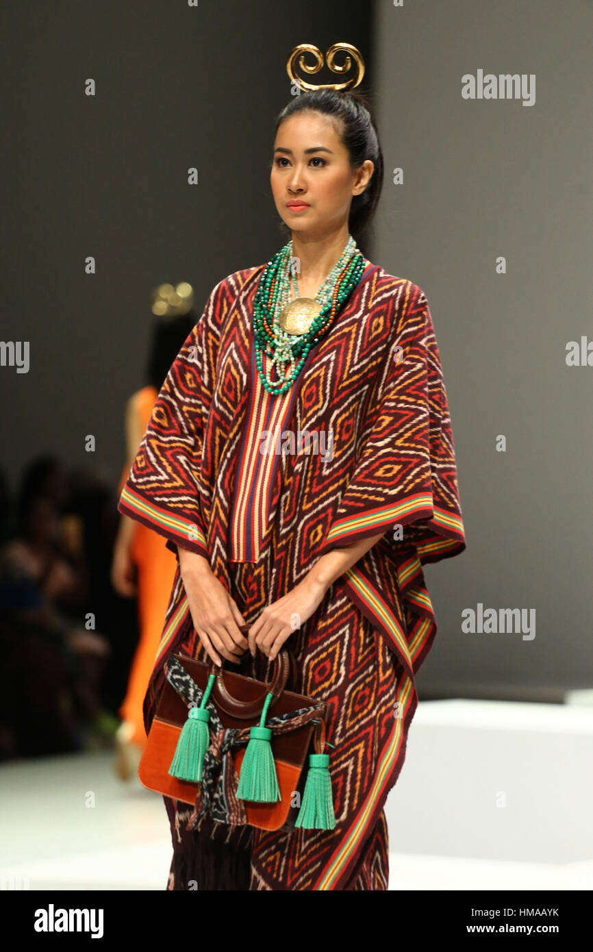 Jakarta, Indonesia. 2nd Feb, 2017. Indonesia Fashion Week 2017 show ...