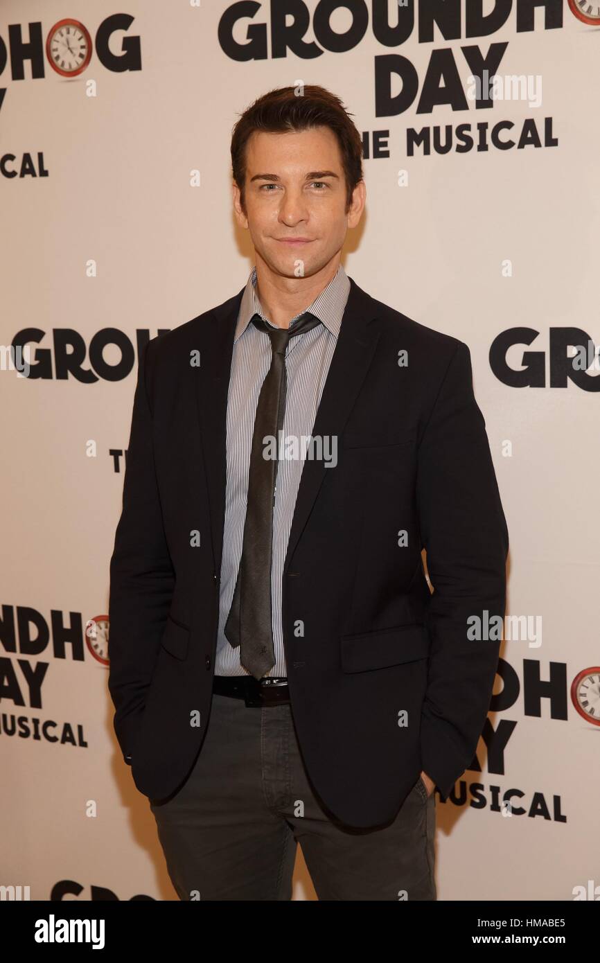 New York, USA. 2nd Feb, 2017. Andy Karl in attendance for GROUNDHOG DAY ...