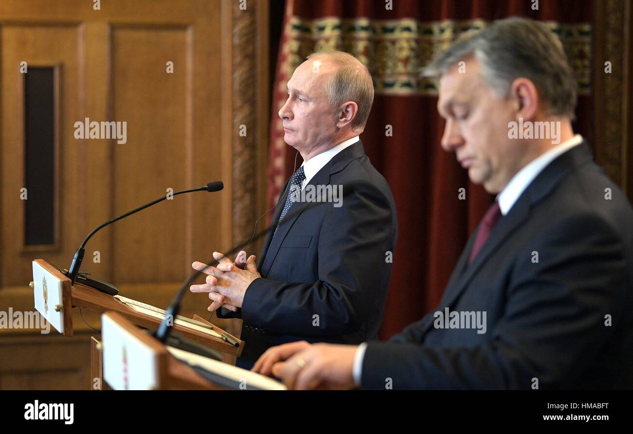 Russian President Vladimir Putin during a press conference with ...