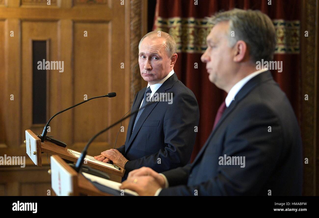 Russian President Vladimir Putin during a press conference with ...