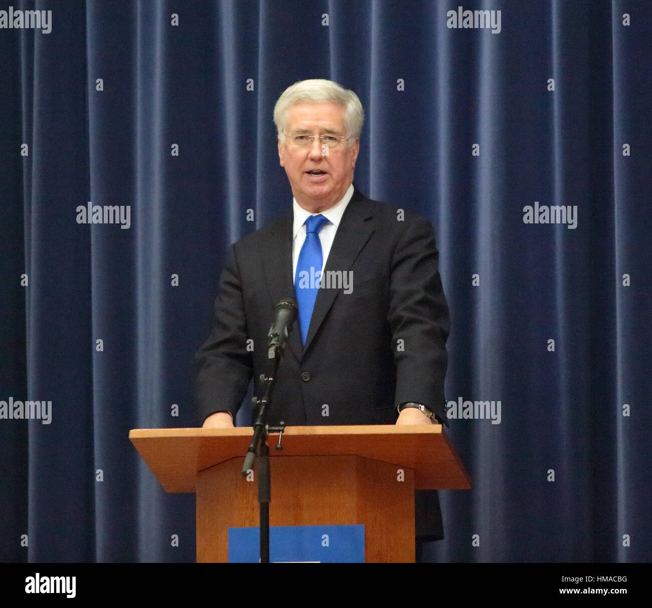 Fife, UK. 2nd Feb, 2017. Sir, Michael Fallon, Conservative MP for ...