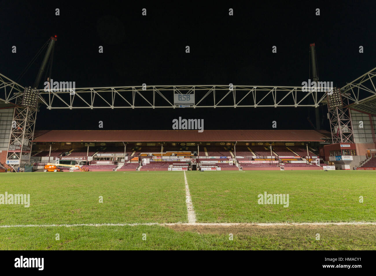 Edinburgh, UK. 2nd Feb 2017. Heart of Midlothian FC's redevelopment of ...