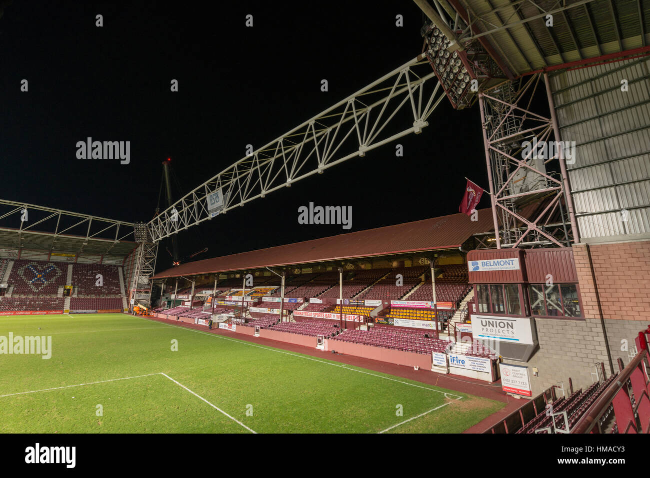 Tynecastle stadium hi-res stock photography and images - Alamy